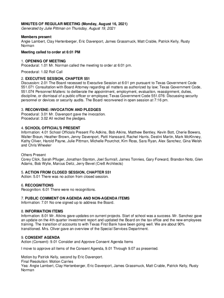 Fillable Online Angie Lambert, Clay Hertenberger, Eric Davenport, James ...