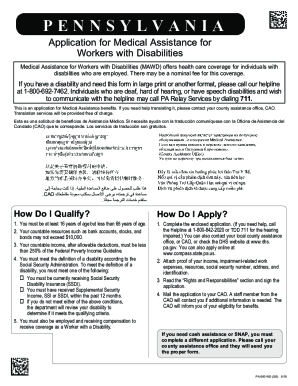 Fillable Online services dpw state pa New Program for Workers with ...