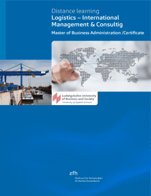 Fillable Online Advanced International Logistics Certificate Fax Email ...