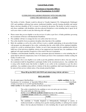 Fillable Online Scribe-Declaration-Form.docx - Indian Bank Fax Email ...