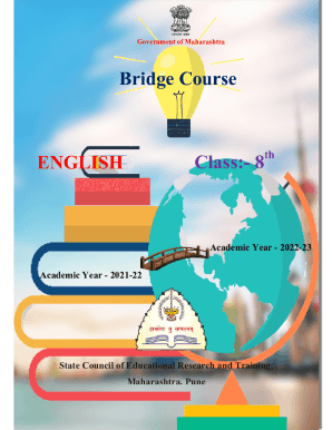 Fillable Online Bridge Course Class 8 PDF Maharashtra Board maa.ac.in ...