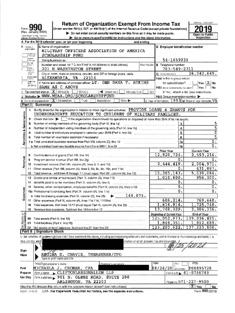 Fillable Online Financial Statements (IRS Form 990) Fax Email Print ...