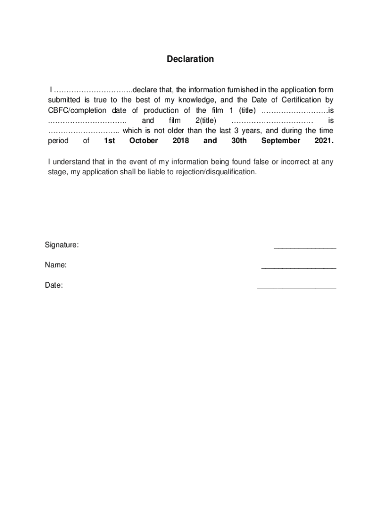 Fillable Online rcpatna ignou ac I hereby declare that the details furnished above are true and ...