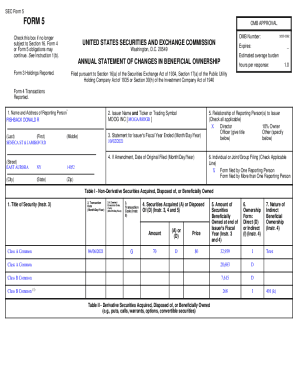 Fillable Online Wdesk SEC Form 5 Preview Fax Email Print - pdfFiller