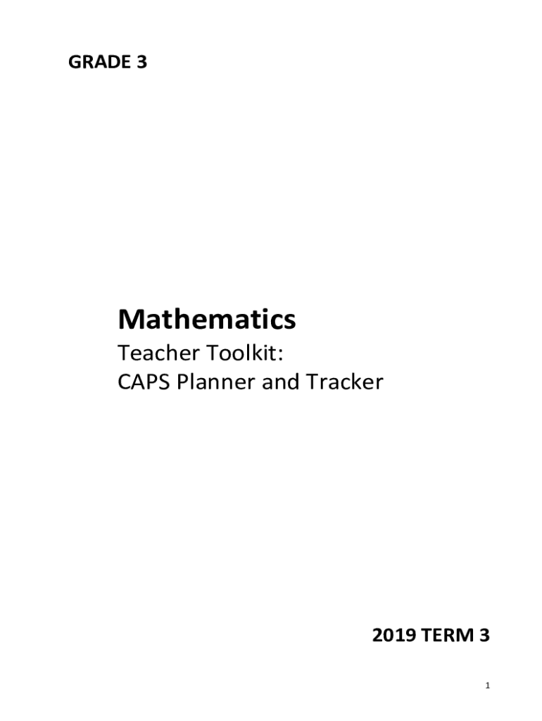 Fillable Online nect org Teacher Toolkit: CAPS Aligned Lesson Plans and ...