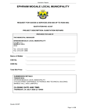 Fillable Online MEC for COGHSTA on the State of Limpopo Municipalities ...