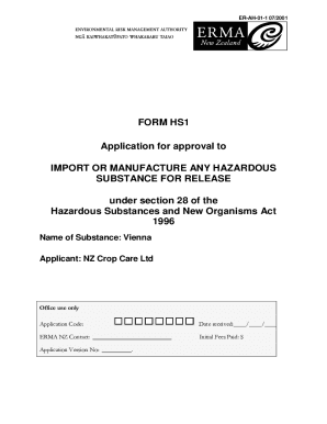 Fillable Online HS1 v3.0. Form Fax Email Print - pdfFiller