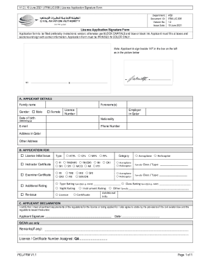 Fillable Online FRM.LIC.008Licence Application Signature Form Fax Email ...