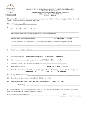 Fillable Online Applications, Permits and Forms - Marathon County Fax ...