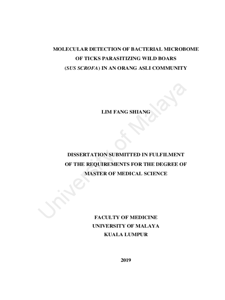 Fillable Online Molecular detection and identification of tick-borne bacteria ... Fax Email ...