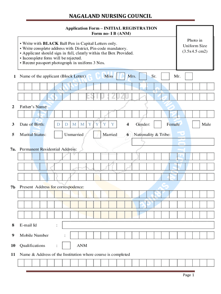 Png Nursing Council Registration Form Pdf - Fill Online, Printable ...