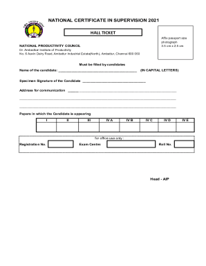 Fillable Online Application,hallticket and centre check form ncs-Revised-2021.xlsx Fax Email ...