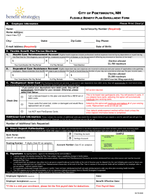 Fillable Online Enrollment / Change Form Fax Email Print - pdfFiller