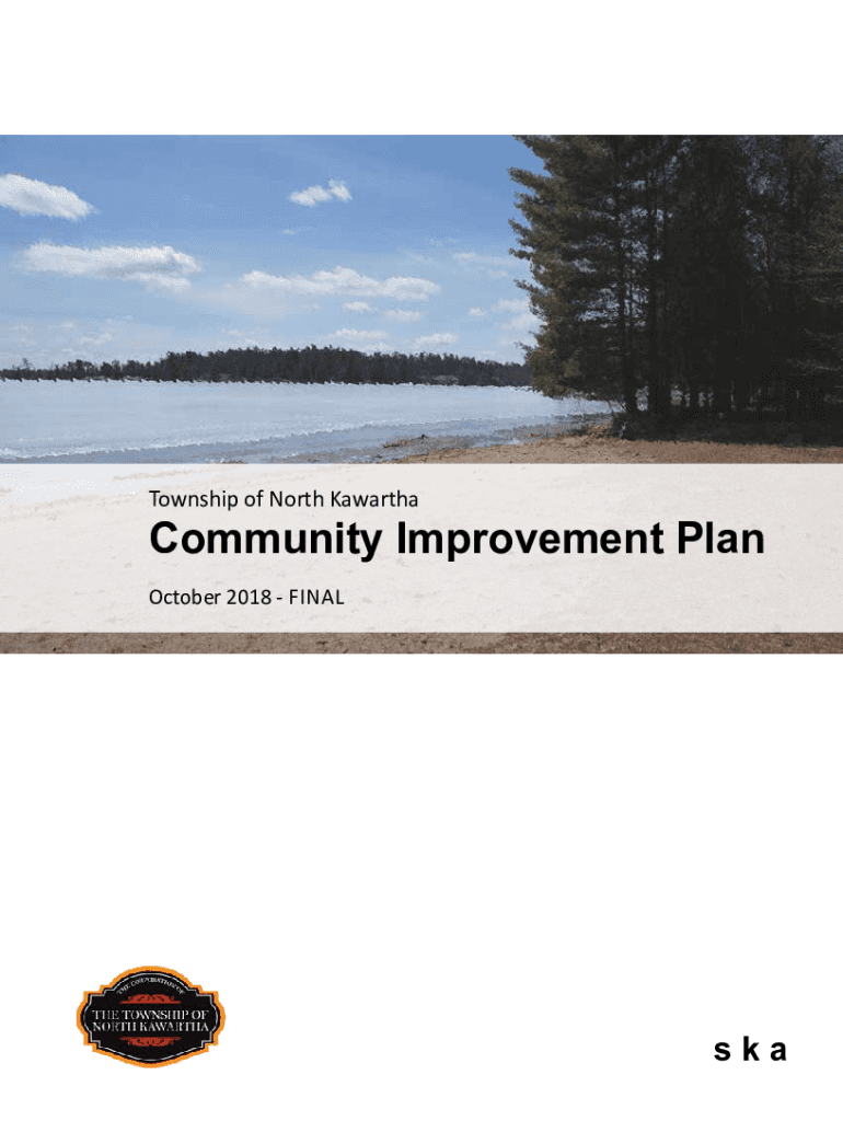 Fillable Online Community Improvement Plan - North Kawartha Township ...