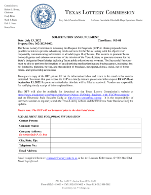 Fillable Online Scratch Ticket Manufacturing and Services Contract Fax ...