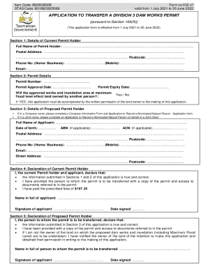 Fillable Online Application, Permitting, and Compliance Forms Fax Email ...