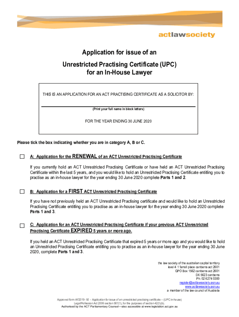 Fillable Online legislation act gov Certificate within the last 5 years ...