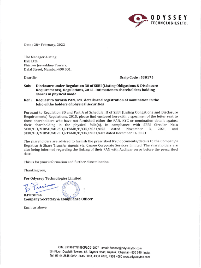 Fillable Online Loss of share Certificate Intimation - Mphasis Fax Email Print - pdfFiller