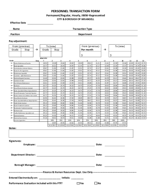 Fillable Online Personnel Transaction Form (PTF) OnBase Submitter Guide ...