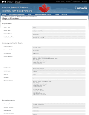 Fillable Online 3E Company Introduces Toxics Release Inventory ...