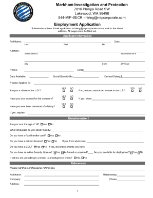 Fillable Online Deployment Application Form Fax Email Print - pdfFiller