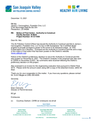 Fillable Online Final Public Notice Letters Fax Email Print - pdfFiller