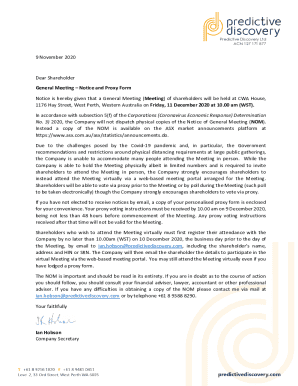 Fillable Online Notice of Annual General Meeting/Proxy Form ...