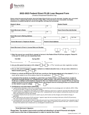 Fillable Online Federal PLUS Loan Authorization Form - UTRGV Fax Email ...