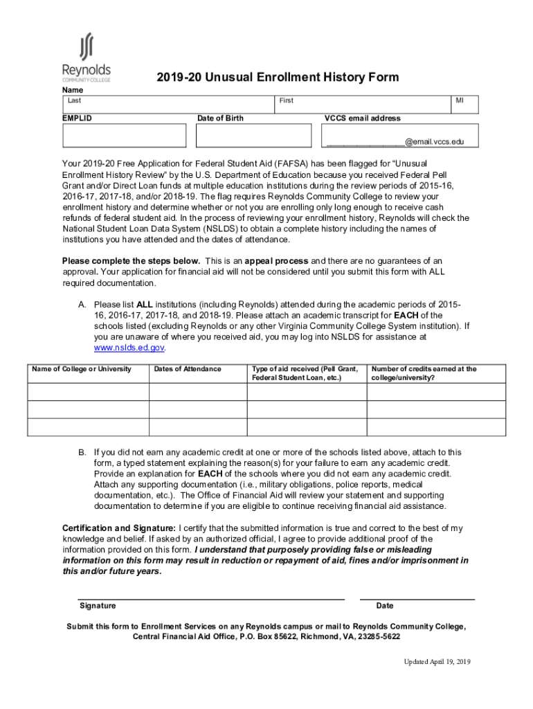 Fillable Online VCCS email address Fax Email Print - pdfFiller