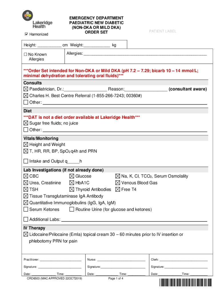 Fillable Online Order Set Template Fax Email Print - pdfFiller