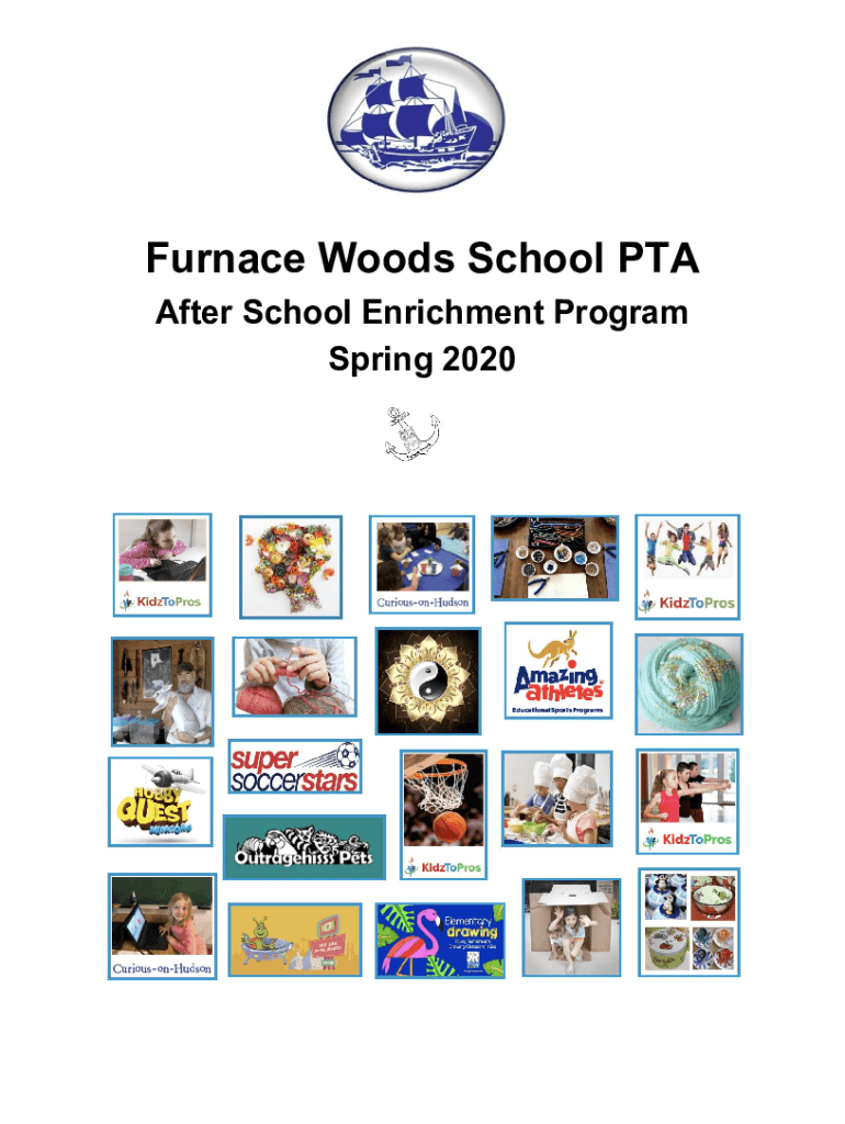 Fillable Online After School Clubs - Quaker Ridge PTA - Membership ...