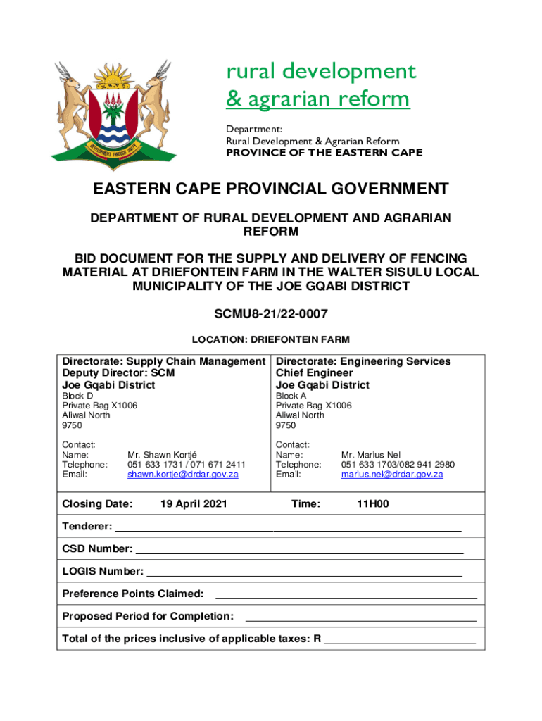 Fillable Online Agri-Food and Rural Development Division Fax Email ...