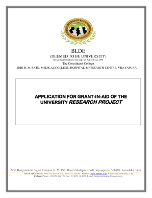 Fillable Online blde (deemed to be university) Fax Email Print - pdfFiller