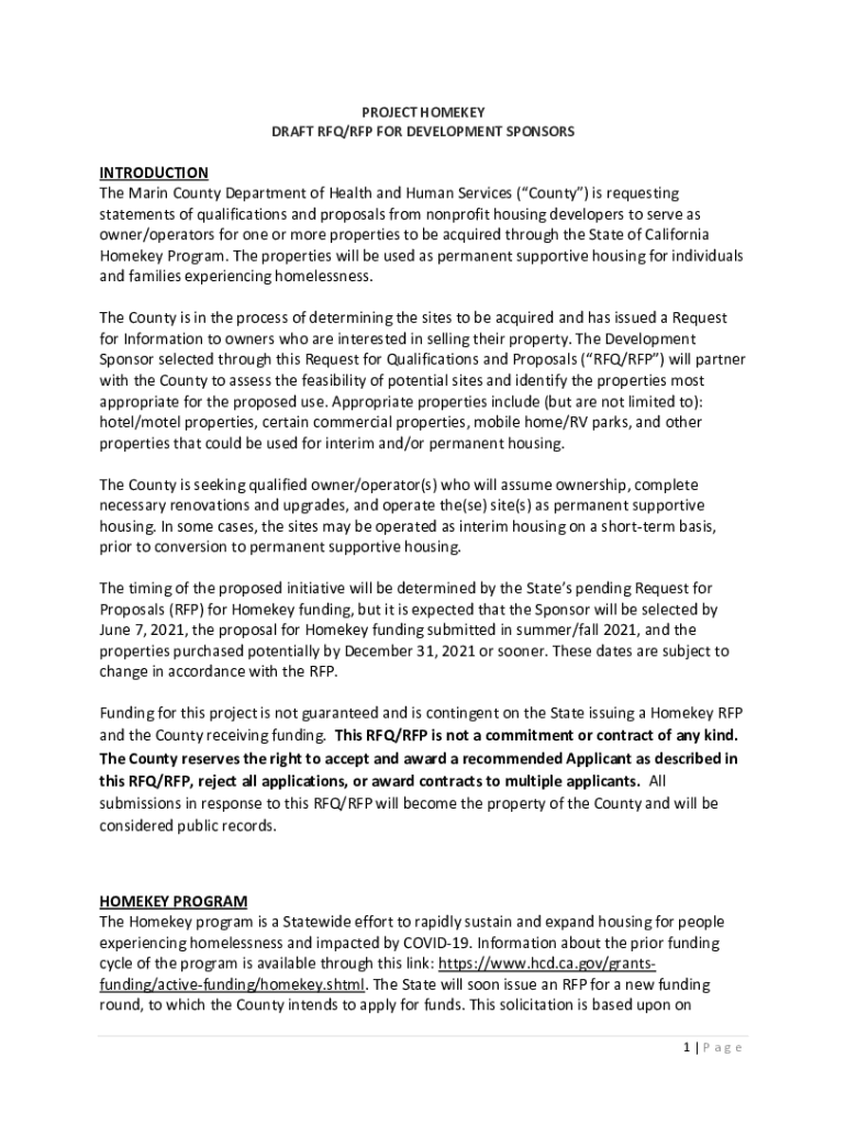 Fillable Online ATTACHMENT 1: Request for Proposals and Statement of ...