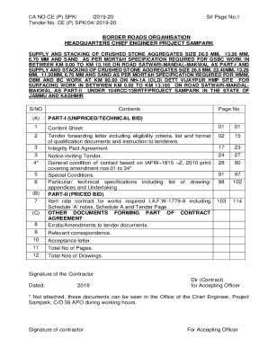 Fillable Online Name of Contractor/Firm ... - Border Roads Organisation ...