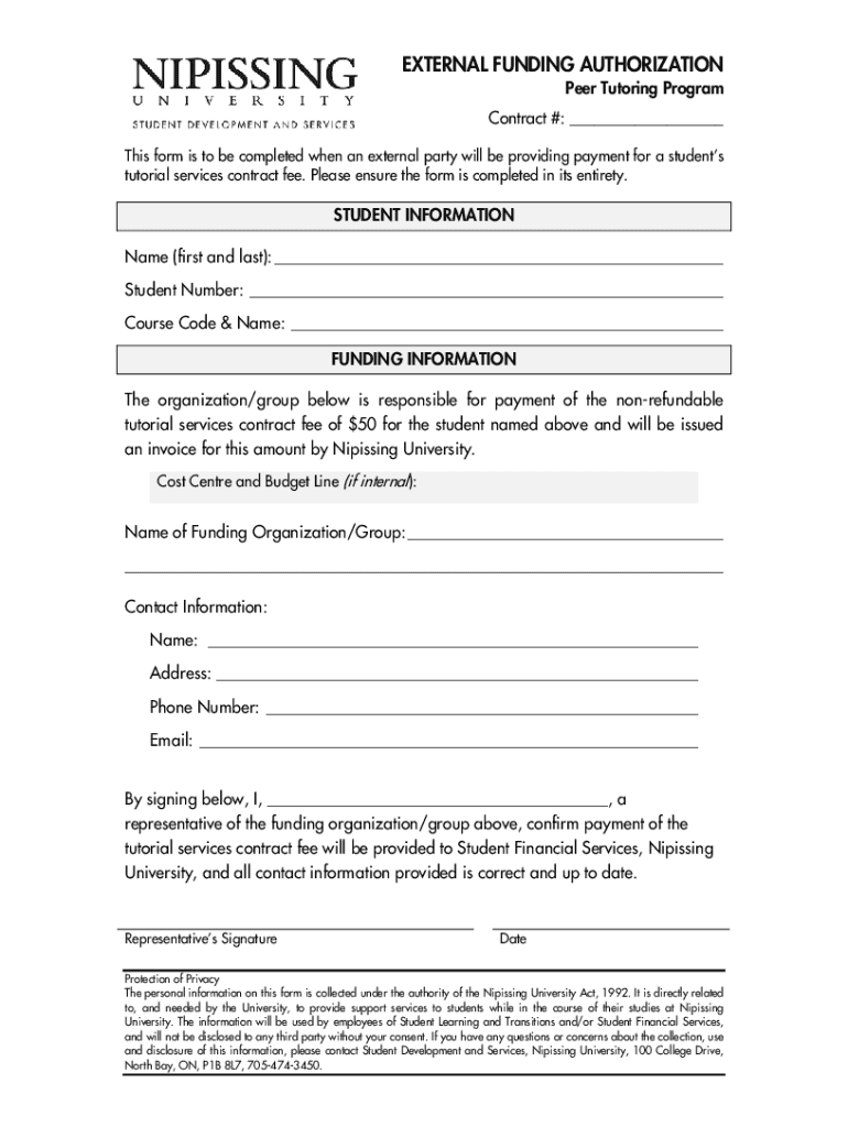 Fillable Online TUTORING REQUEST AND CONSENT AGREEMENT Fax Email Print ...