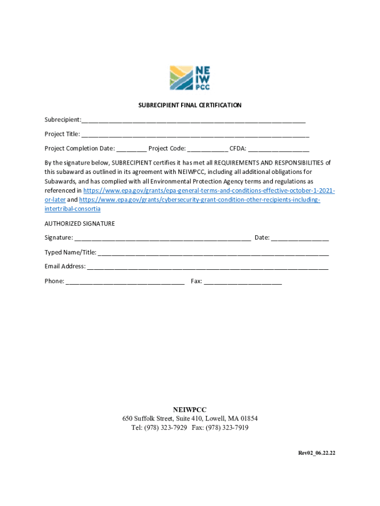 Fillable Online Subrecipient Agreement - City of Overland Park Fax Email Print - pdfFiller