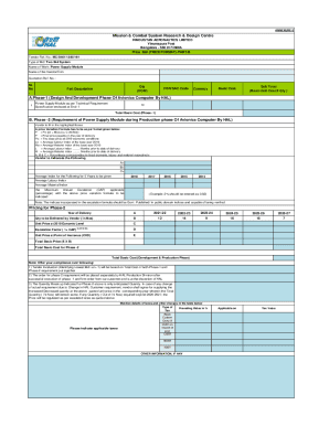 Fillable Online 2 (Requirement of Power Supply Module during Prod Fax ...