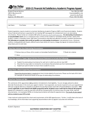 Fillable Online 2020-21 Appeal for Reinstatement of Financial Aid -150% Rule Fax Email Print ...