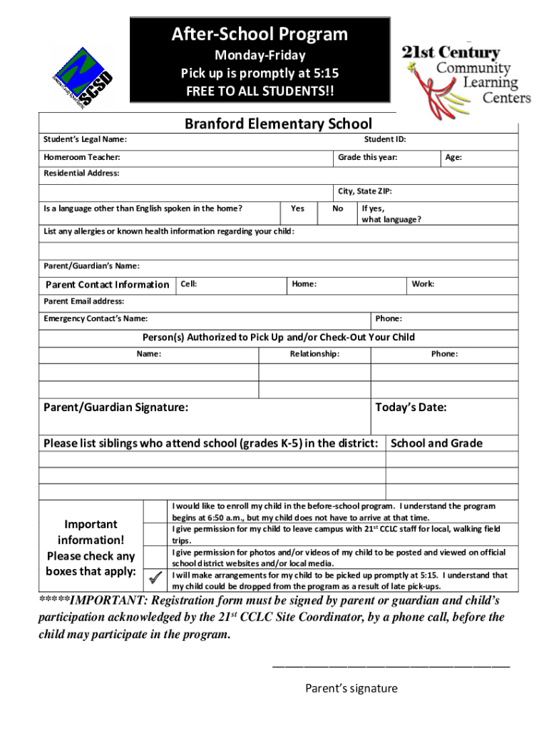 Fillable Online Welcome Back JBS ParentsJohn B. Sliney Elementary School Fax Email Print - pdfFiller