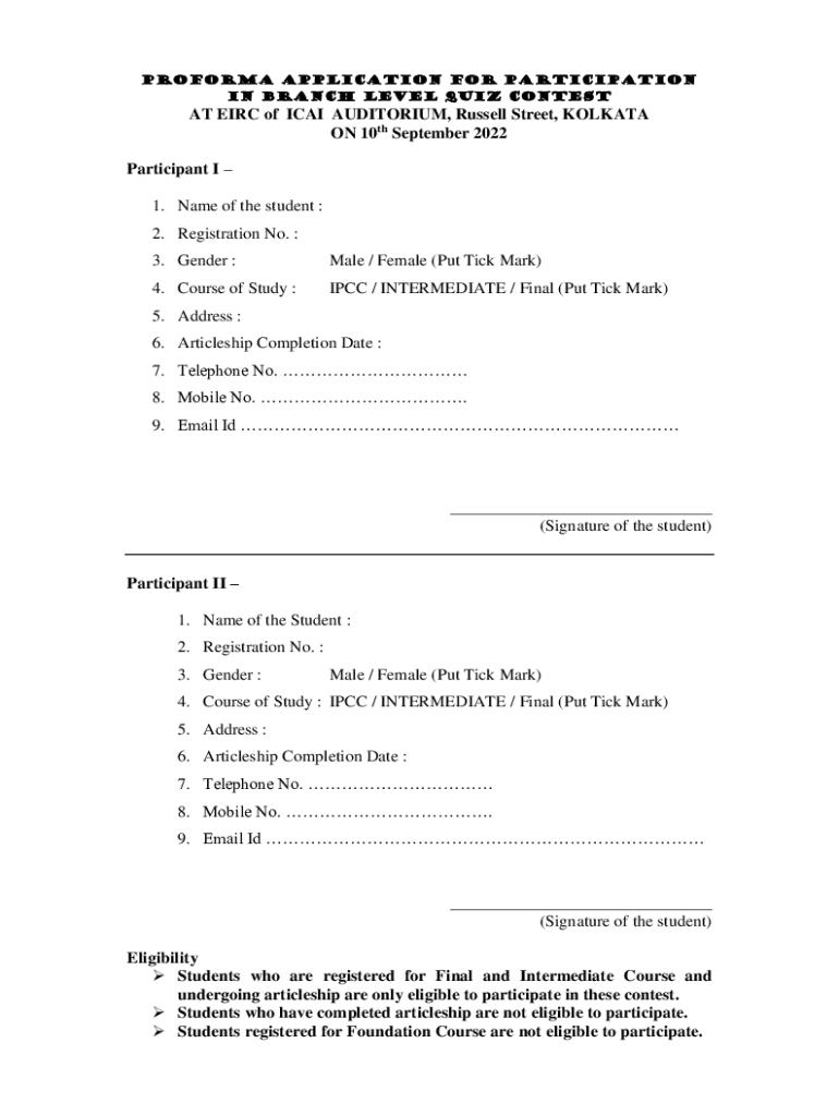 Fillable Online Events - ICAI - The Institute of Chartered Accountants ...