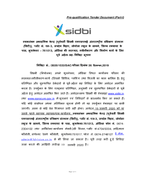 Fillable Online Prequalification Document for Procurement of Works Fax ...