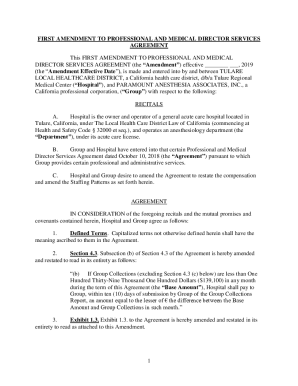 Fillable Online Amendment Number Five to Professional Services Agreement ... Fax Email Print ...