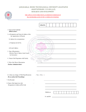 Fillable Online 515 002 (A.P) APPLICATION FORM FOR Pr Fax Email Print ...