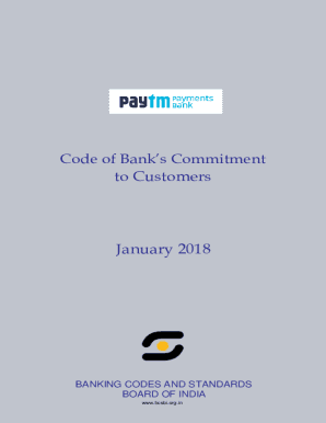 Fillable Online The Banking Codes and Standards Board of India (BCSBI ...