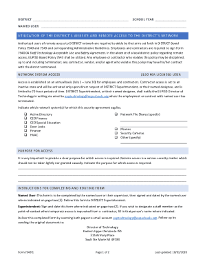 Fillable Online 7543 Form - Utilization of the Districts Website and ...