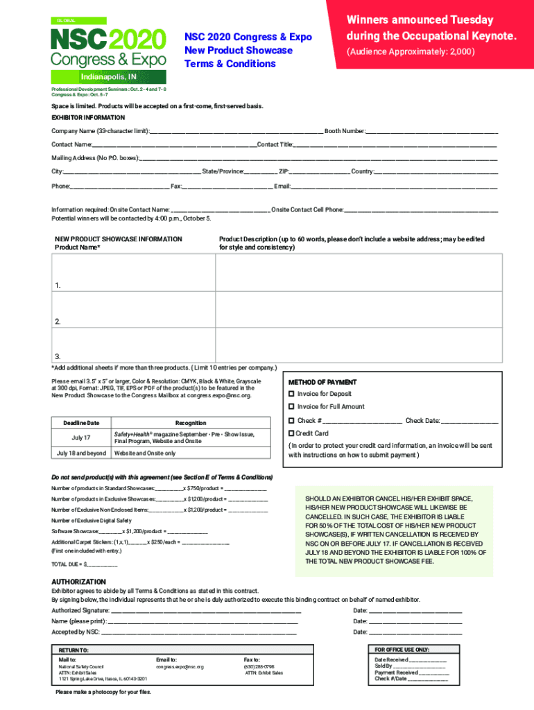 Fillable Online congress nsc 4736662020 CE Corporate Group Sell Sheet ...