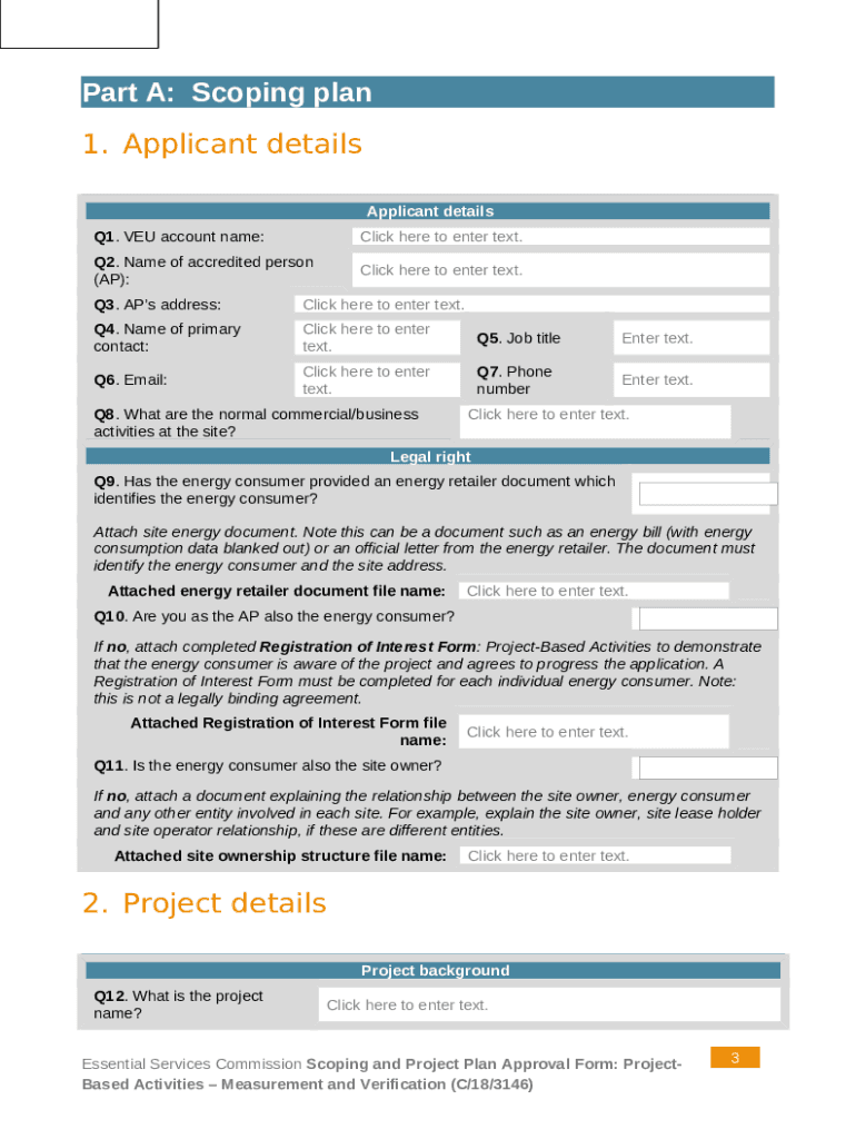 Scoping Plan Approval : Project-Based Activities Doc Template | pdfFiller