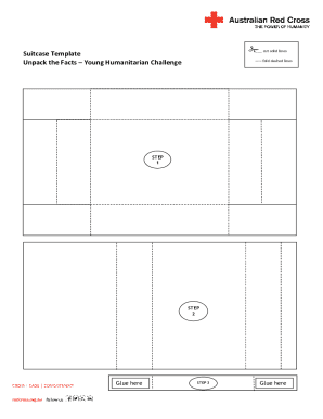 Fillable Online 2. Suitcase template Fax Email Print - pdfFiller