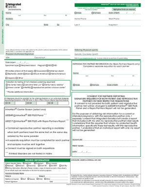 Fillable Online Male Male - Labcorp Women's Health Fax Email Print ...